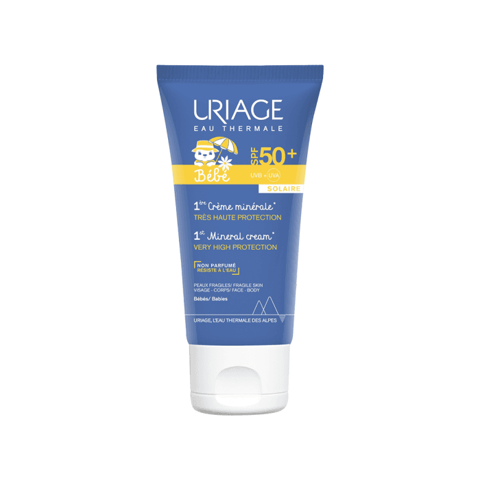 URIAGE apsauginis kremas BABY 1ERE MINERALE, SPF 50+, 50 ml ...