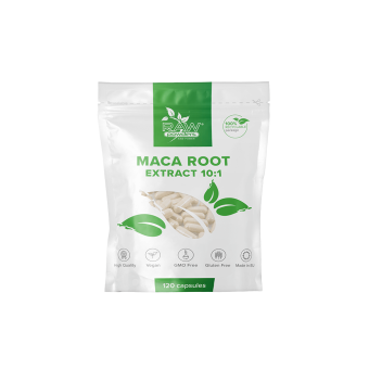 RAW POWDERS MACA ŠAKNIES EKSTRAKTAS, 120 kapsulių | eurovaistine.lt