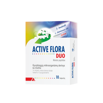 ACTIVE FLORA DUO, 10 kapsulių | eurovaistine.lt
