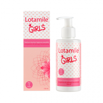 LOTAMILE GIRLS intymios higienos prausiklis mergaitėms, 150 ml ...