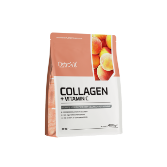 OSTROVIT Collagen + Vitamin C peach, 400 g | eurovaistine.lt