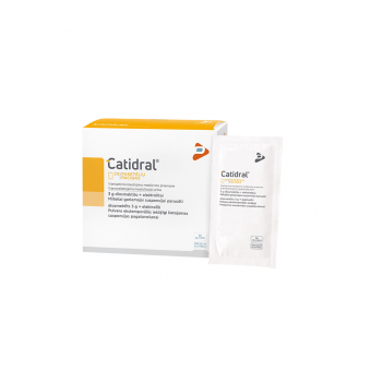 CATIDRAL milteliai geriamajai suspensijai paruošti, 20 paketėlių ...
