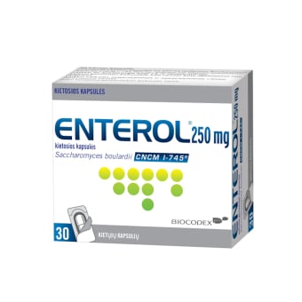 ENTEROL, 250 mg, kietosios kapsulės, N30 | eurovaistine.lt