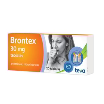 Brontex, 30mg, Tabletės, N20 | eurovaistine.lt
