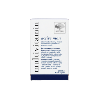 MULTIVITAMIN multivitaminai vyrams ACTIVE MAN, 120 tablečių ...