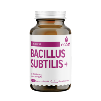 ECOSH BACILLUS SUBTILIS PLIUS, 90 kapsulių | eurovaistine.lt