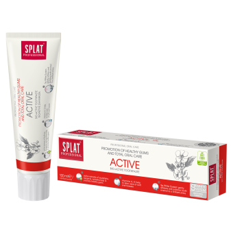 SPLAT dantų pasta PROFESSIONAL ACTIVE, 100 ml | eurovaistine.lt