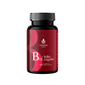 GAMTOS NAMAI B12 + FOLIO RŪGŠTIS, 90 tablečių | eurovaistine.lt