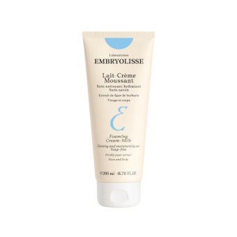 EMBRYOLISSE kreminis valiklis FOAMING CREAM MILK, 200 ml | eurovaistine.lt