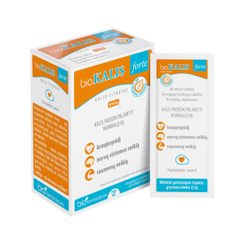 bioKALIS FORTE, 30 pakelių | eurovaistine.lt