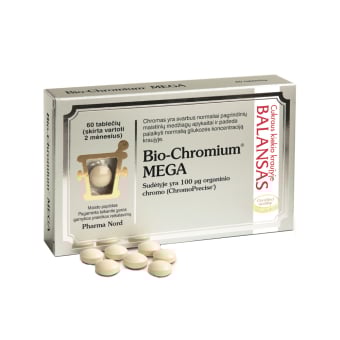 PHARMA NORD BIO-CHROMIUM MEGA, 60 tablečių | eurovaistine.lt