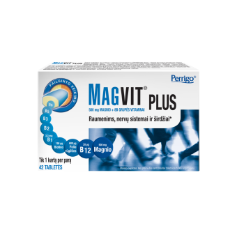 MAGVIT PLUS, 42 Tabletės | eurovaistine.lt