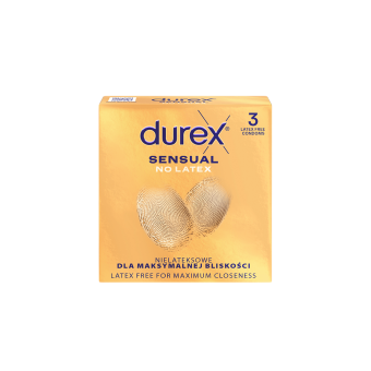DUREX prezervatyvai SENSUAL no Latex, 3 vnt. | eurovaistine.lt