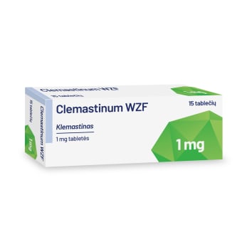CLEMASTINUM WZF, 1mg, Tabletės, N15 | eurovaistine.lt