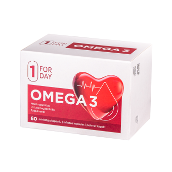 FORDAY OMEGA 3, 60 minkštų kapsulių | eurovaistine.lt
