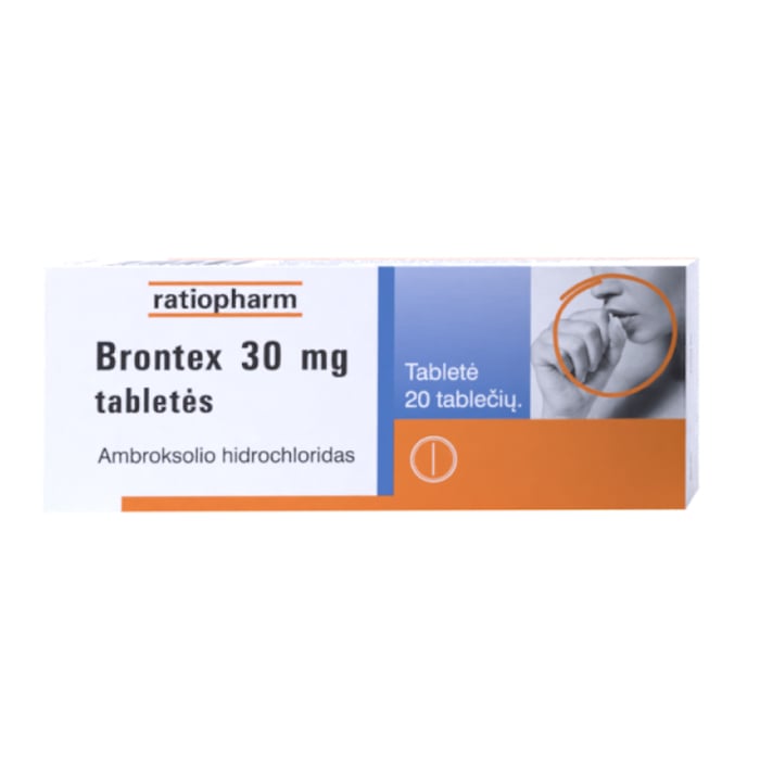 Brontex, 30mg, Tabletės, N20 | eurovaistine.lt