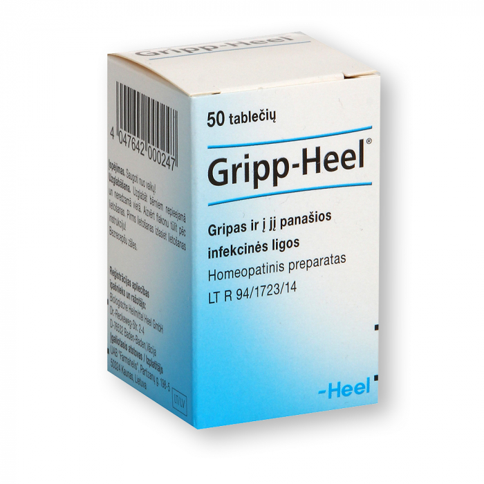 GRIPP-HEEL, Tabletės, N50 | eurovaistine.lt