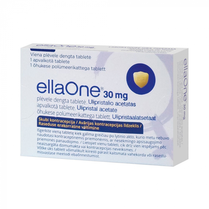 ELLAONE, 30mg, plėvele dengtos tabletės, N1 | eurovaistine.lt