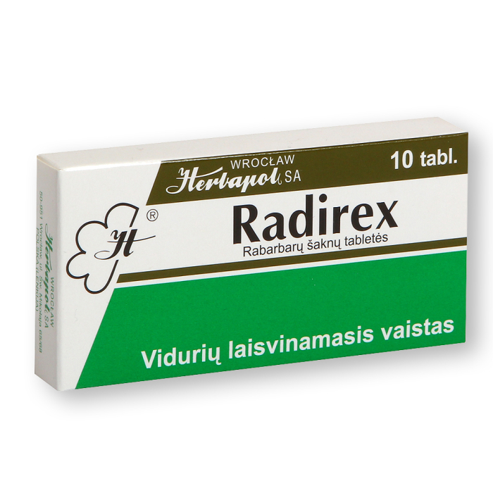 RADIREX, Tabletės, N10 | eurovaistine.lt