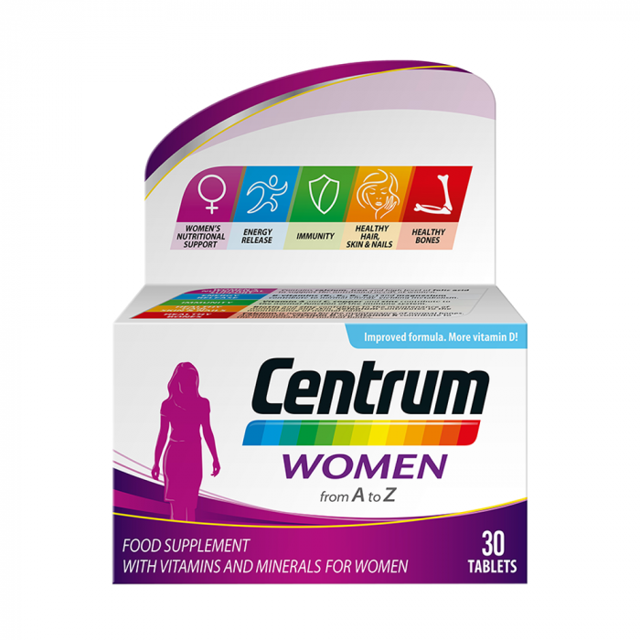 CENTRUM multivitaminai moterims WOMEN, 30 tablečių | eurovaistine.lt