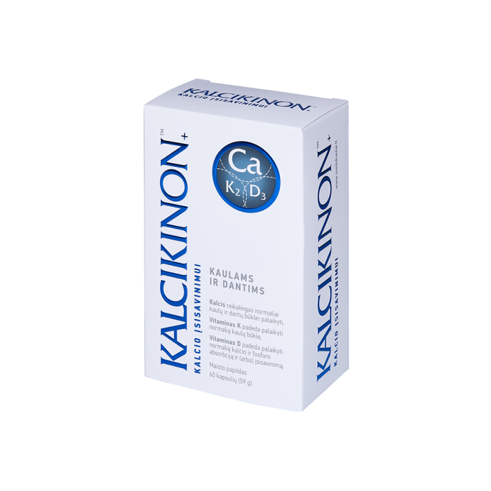 KALCIKINON+, 60 kapsulių | eurovaistine.lt