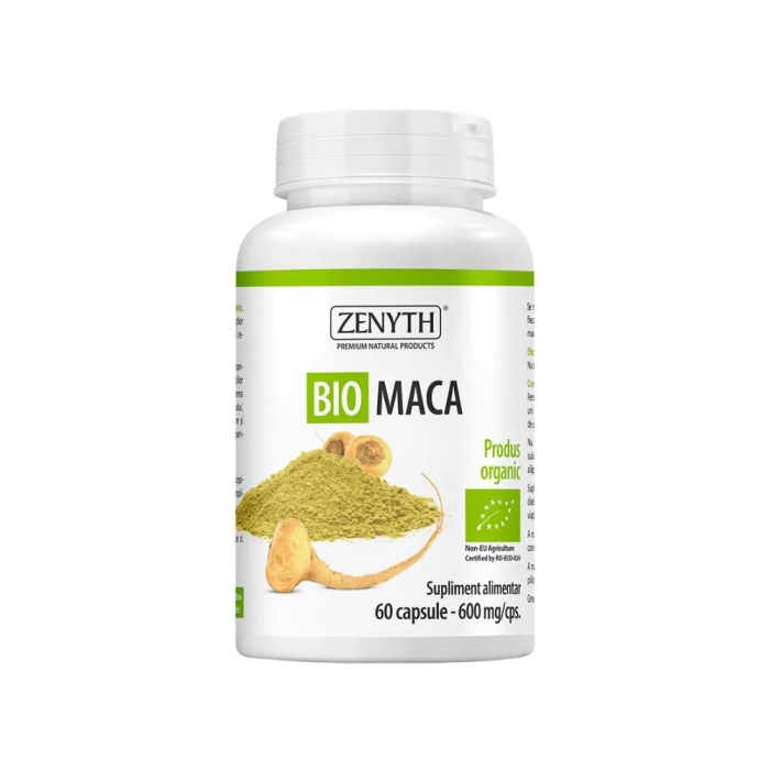 ZENYTH peruvinė pipirnė BIO MACA, LT-EKO-001, 60 kapsulių | eurovaistine.lt