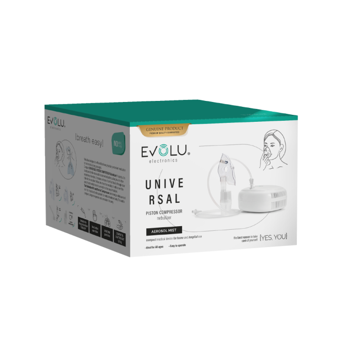 EVOLU kompresorinis inhaliatorius UNIVERSAL, 1 vnt. | eurovaistine.lt