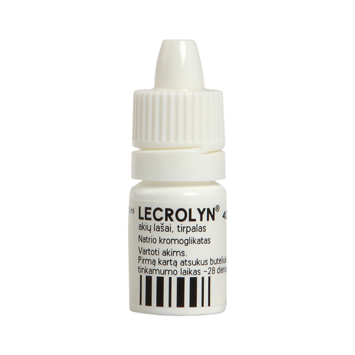 LECROLYN, 40mg/ml, 5 ml, akių lašai, tirpalas, N1 | eurovaistine.lt