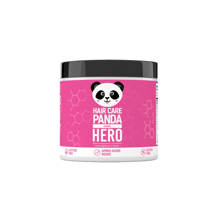 HAIR CARE PANDA miltelių pavidalo maisto papildas AMINO HERO, 150 g ...