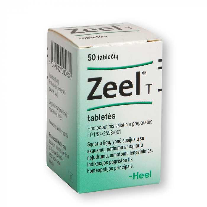 ZEEL T, Tabletės, N50 | eurovaistine.lt