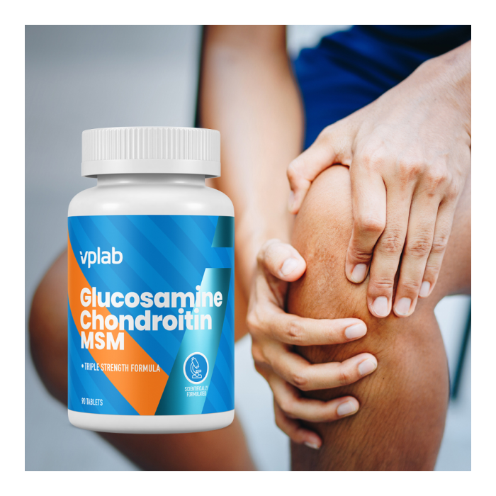 VPLAB gliukozaminas, chondroitinas ir MSM, 90 tablečių | eurovaistine.lt