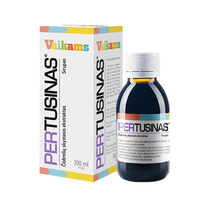 PERTUSINAS sirupas, vaikams , 1 ml/5 ml, Sirupas, N1 | eurovaistine.lt