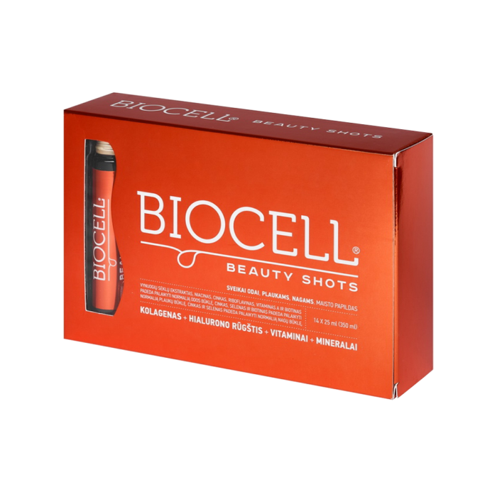 BIOCELL BEAUTY SHOTS, 25 ml x 14, 14 vnt. | eurovaistine.lt