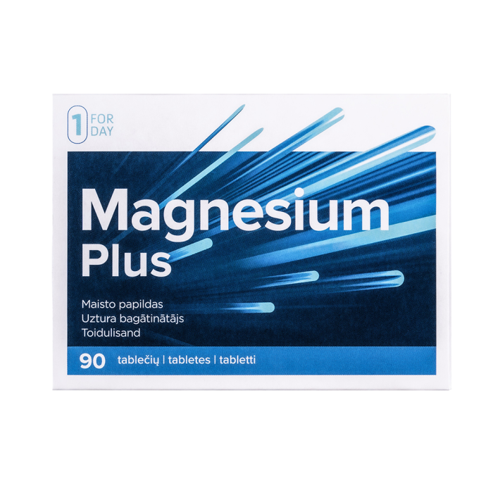 FORDAY MAGNESIUM PLUS, 90 tablečių | eurovaistine.lt