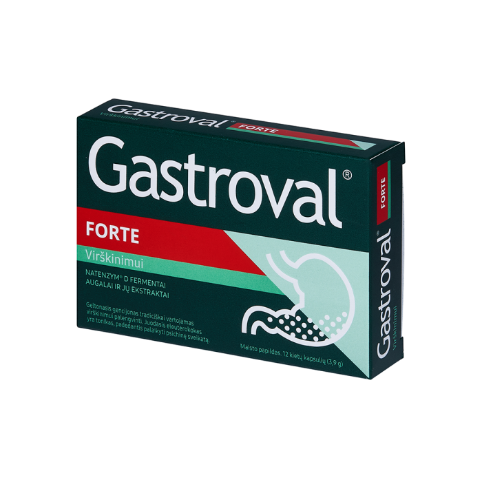 GASTROVAL FORTE, 12 kapsulių | eurovaistine.lt