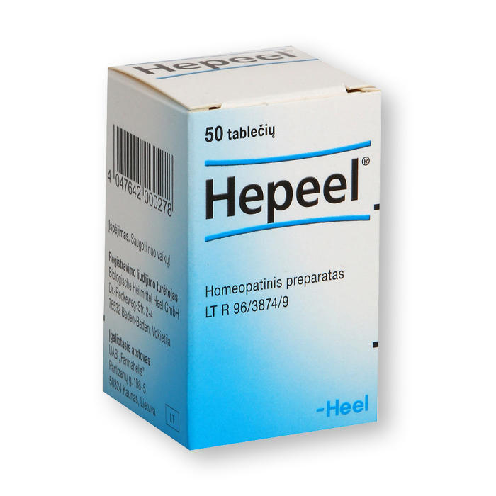 Hepeel, Tabletės, N50 | eurovaistine.lt