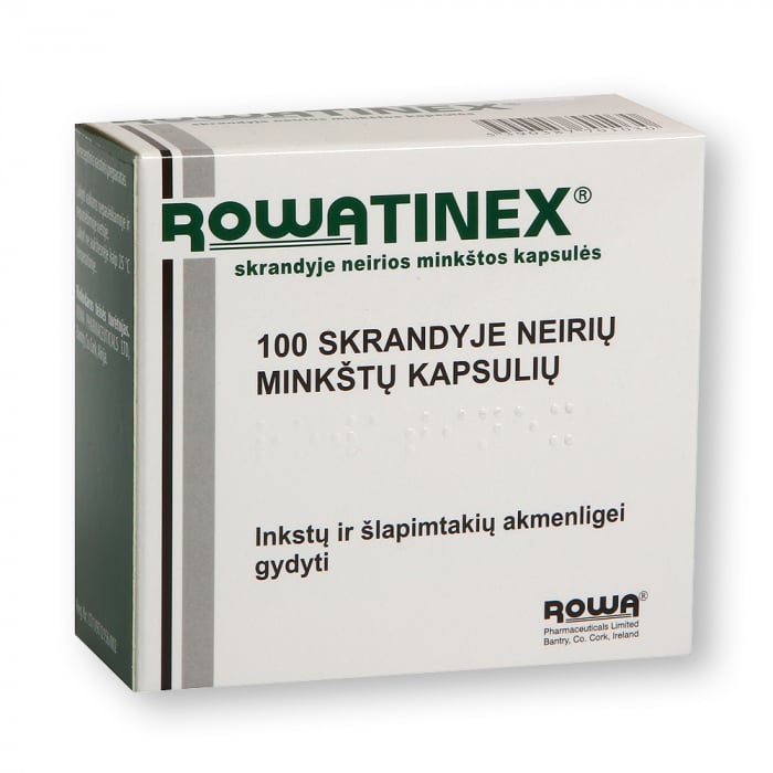 ROWATINEX, 31mg+15mg+3mg+4mg+10mg+4mg, skrandyje neirios minkštos ...