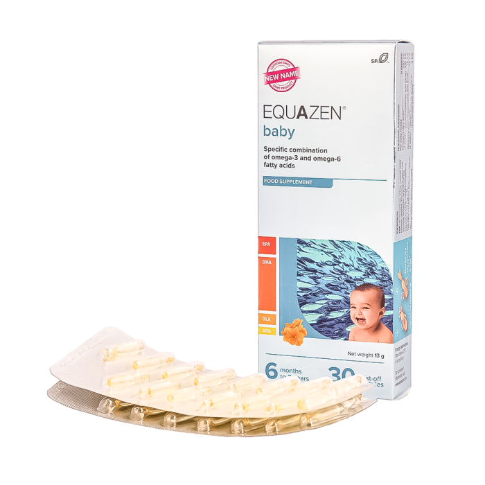 EQUAZEN BABY, nuo 6 mėn., 30 kapsulių | eurovaistine.lt