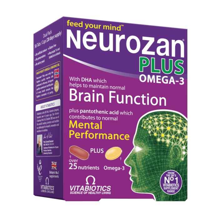 NEUROZAN PLUS, 28 Tabletės+28 kapsulės | eurovaistine.lt