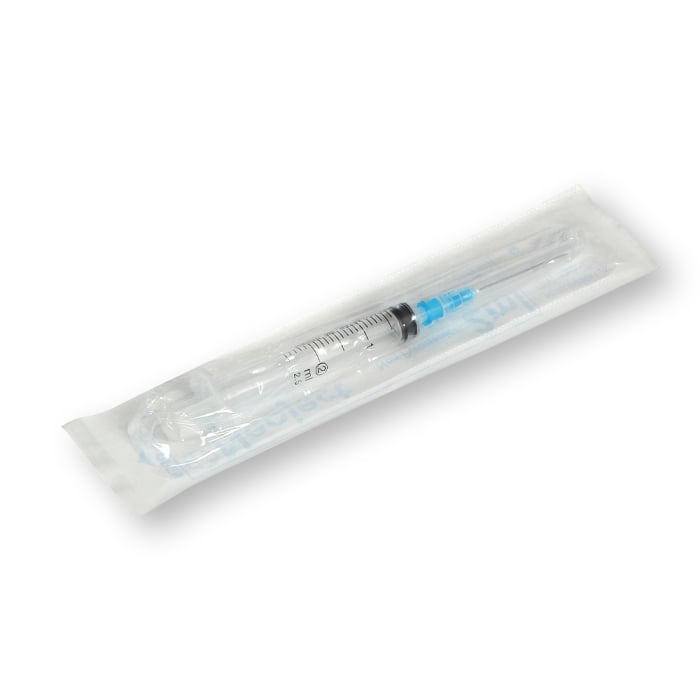 NEOJECT švirkštas su adata 23G, 2 ml, 3 dalių, 1 vnt. | eurovaistine.lt