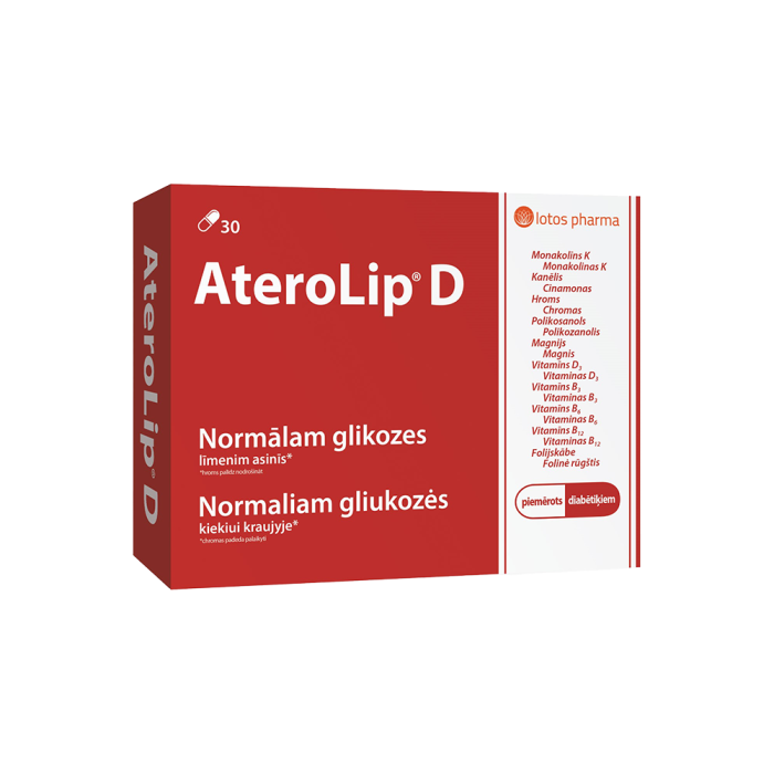 ATEROLIP D, 30 kapsulių | eurovaistine.lt