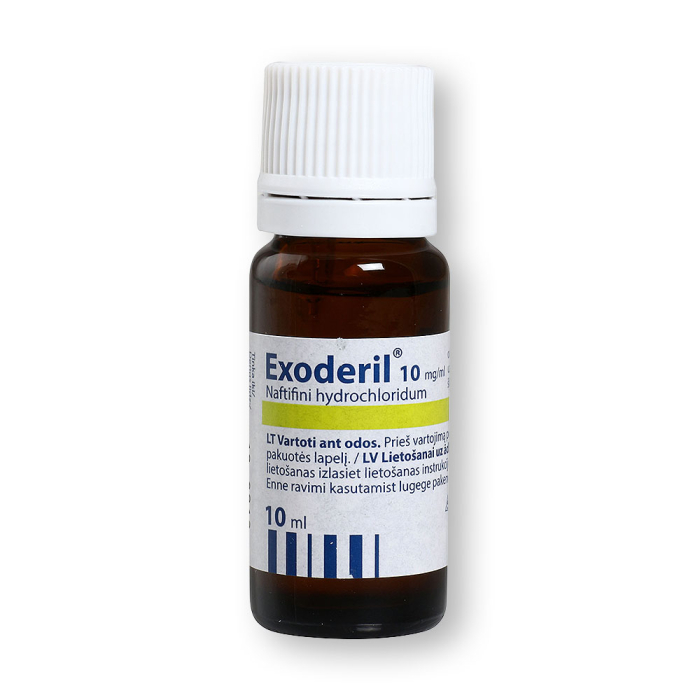 EXODERIL, 10 ml, su lašintuvu, odos tirpalas, N1 | eurovaistine.lt