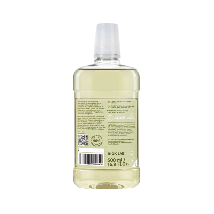 ECODENTA gaivus apsauginis burnos skalavimo skystis, 500 ml ...