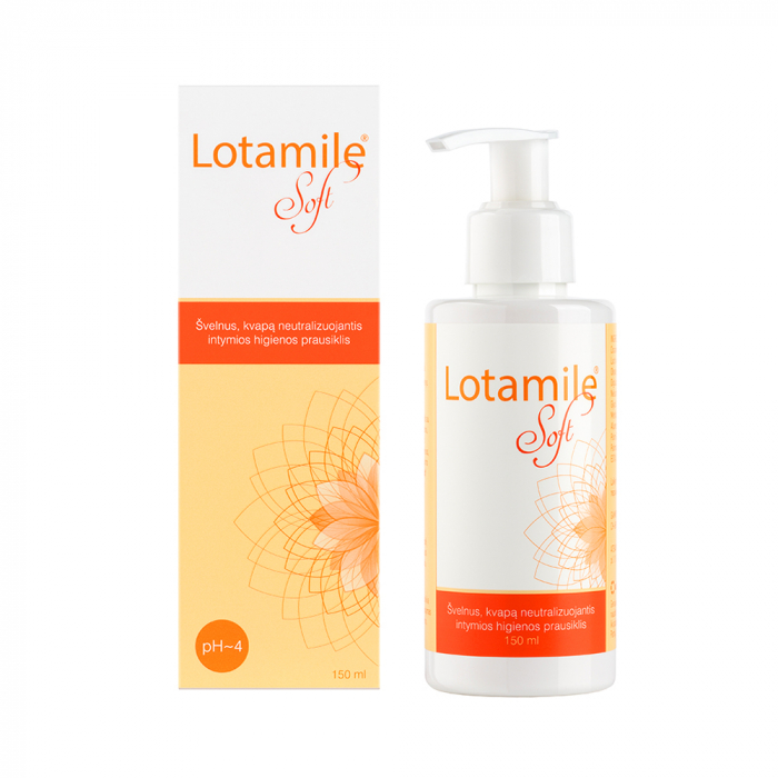 LOTAMILE SOFT intymios higienos prausiklis moterims, 150 ml ...